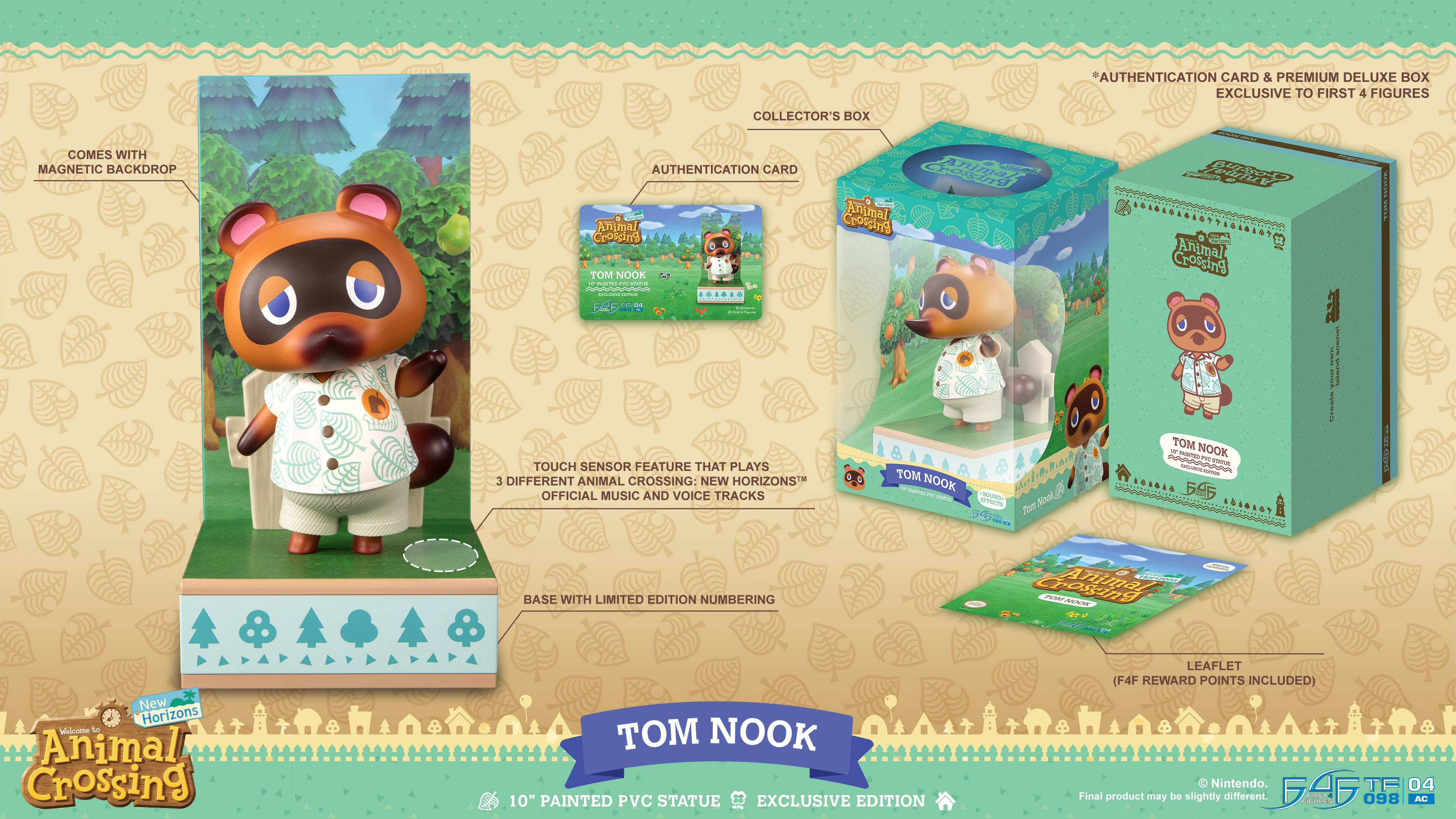 Tom Nook se convierte en una figura limitada de gran calidad y 25 cm de ...