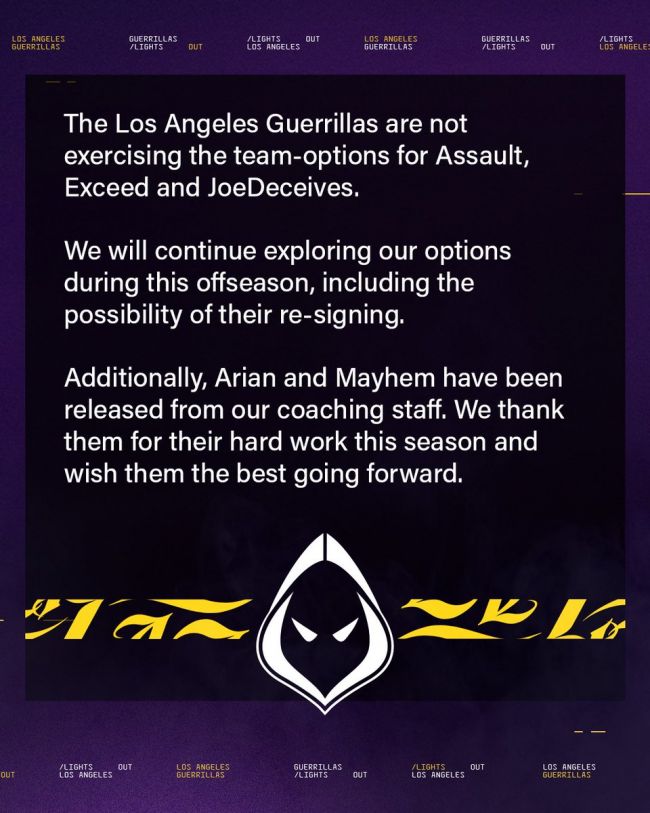 Los Angeles Guerrillas libera a cinco miembros