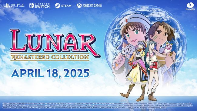 Lunar Remastered Collection se lanza en abril
