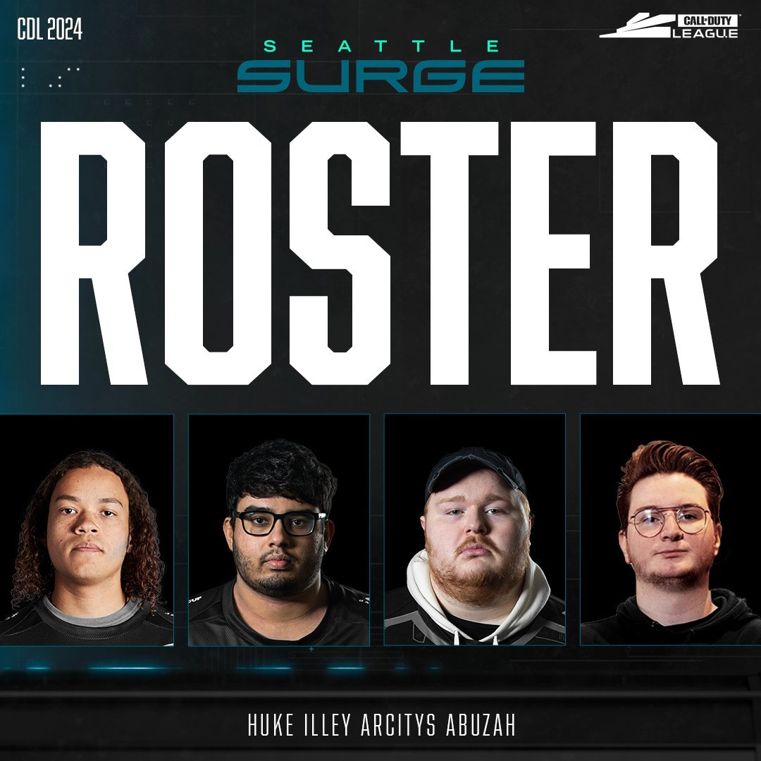 Seattle Surge anuncia su equipo para la Liga Call of Duty 2024