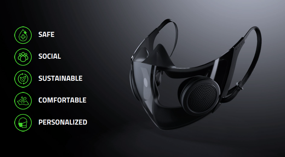Razer Smart Mask, una mascarilla segura, social y RGB