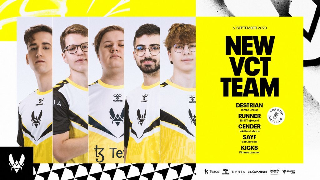 Team Vitality anuncia su equipo para 2024 Valorant Champion Tour
