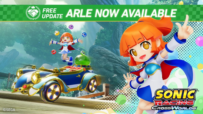 Sonic Racing: Crossworlds consigue un piloto veterano de Puyo