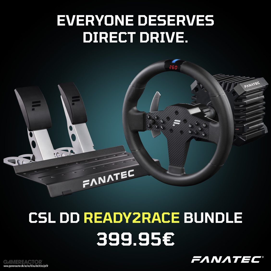 Nueva oferta bundle de Fanatec para empezar en el simracing