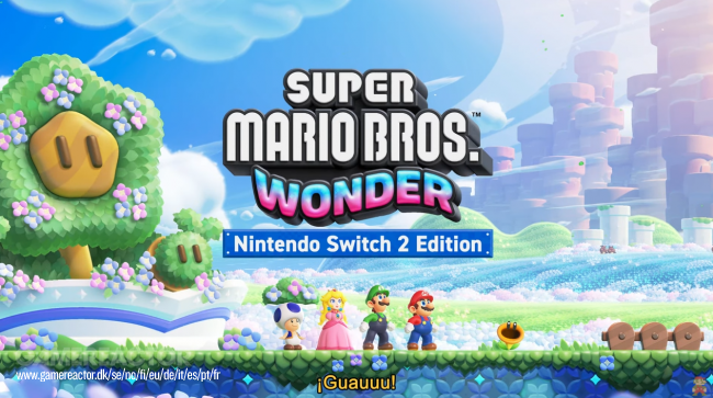 Super Mario Bros. Wonder se hace 4K y descarga nuevo contenido en Nintendo Switch 2