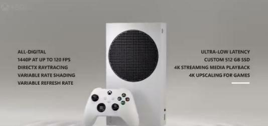 Características de Xbox Series S: 120 fps a 1440p, low latency y SSD de ...