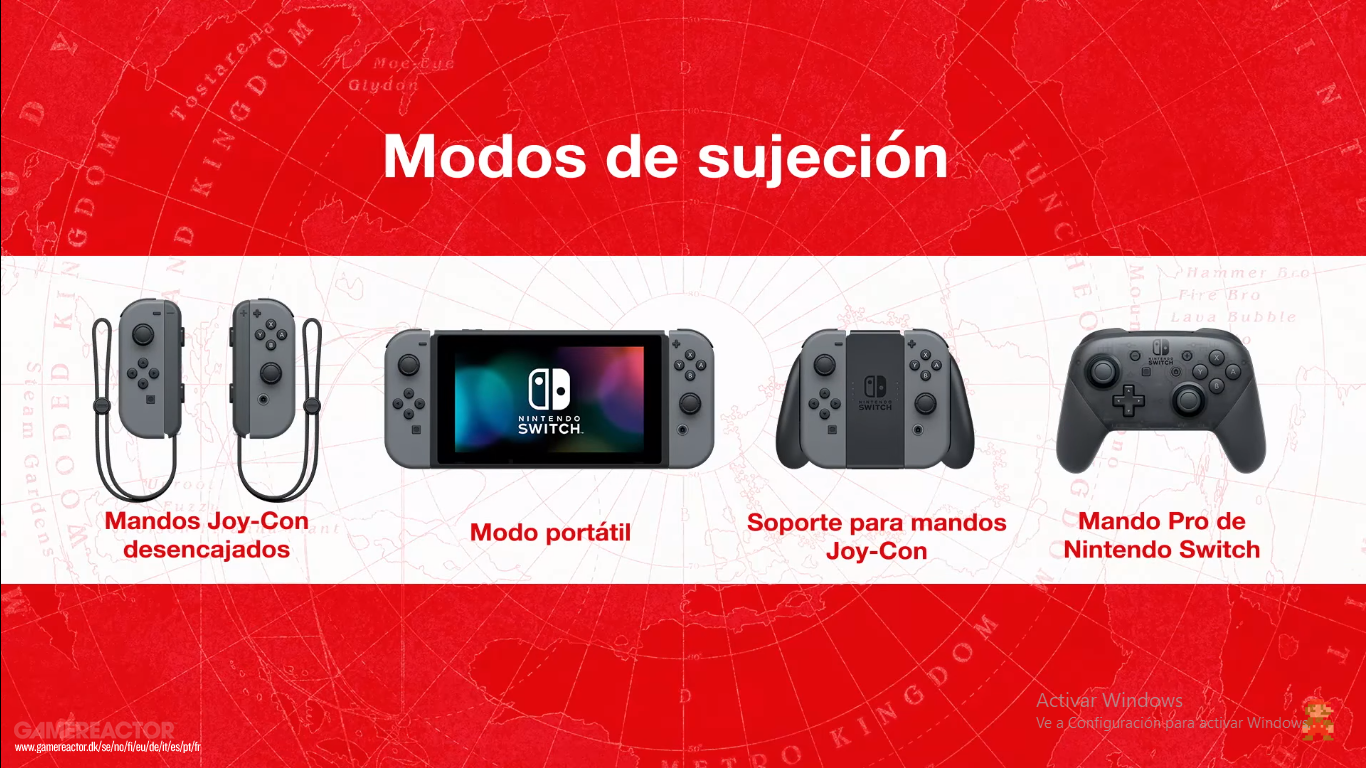 Control por movimiento en Super Mario Odyssey y otros modos