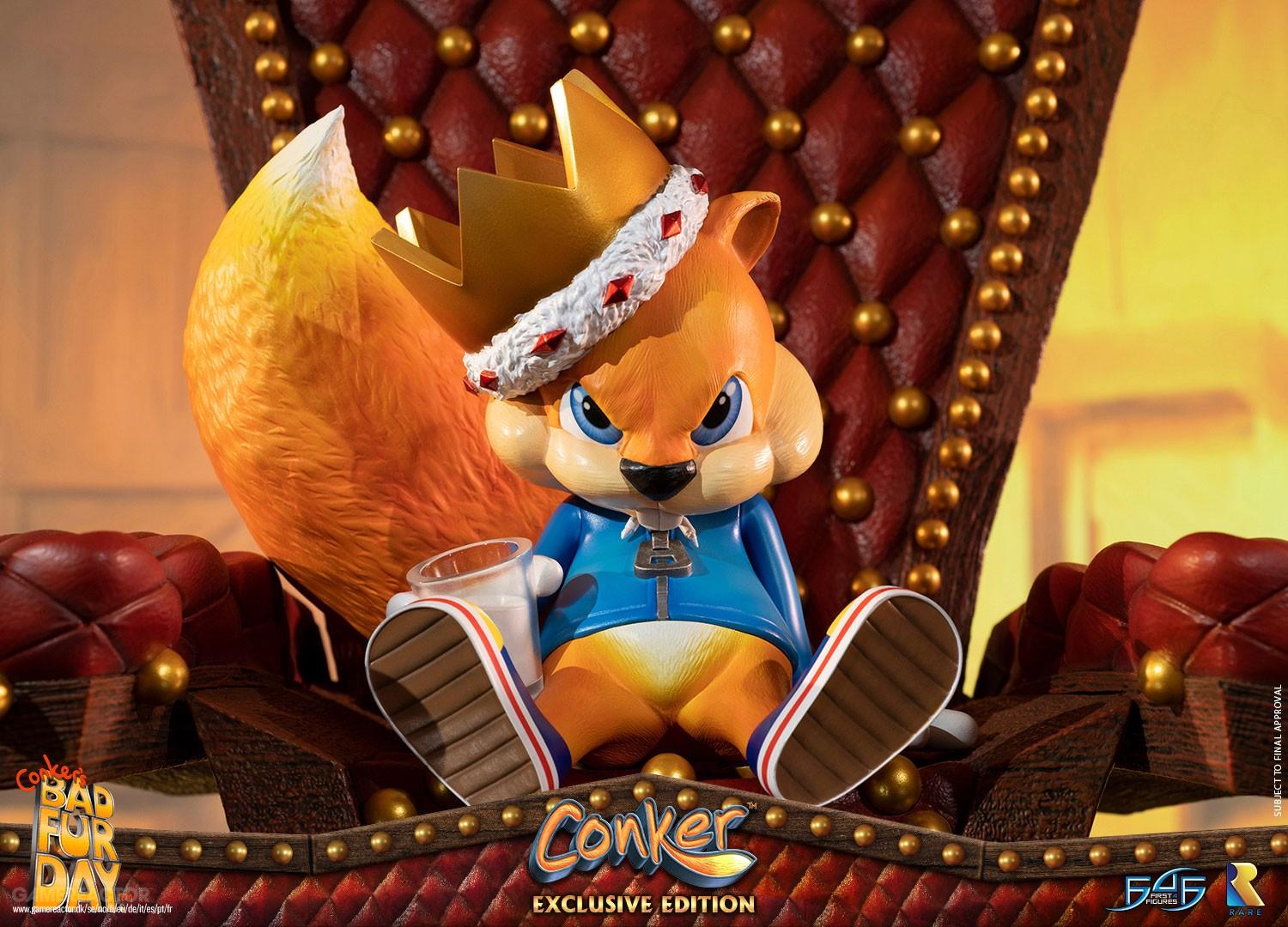 F4F lanza una estatua de Conker de más de 500 euros