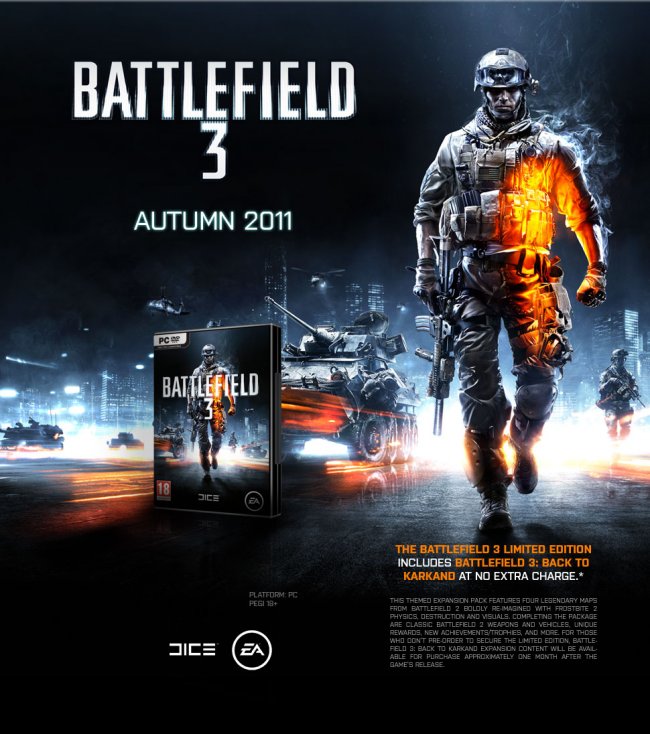 DLC de Battlefield 3 Limited Edition