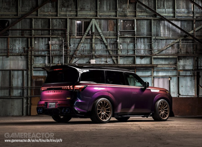 Echa un vistazo a este SUV Infinity con un motor GT-R en el interior