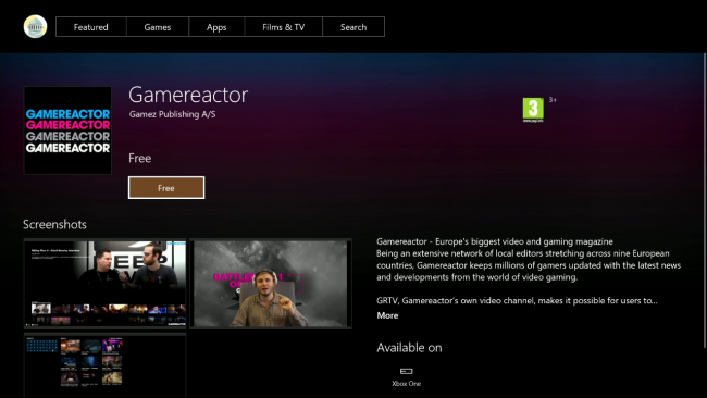 ¡La App Gamereactor para Xbox One ya disponible!