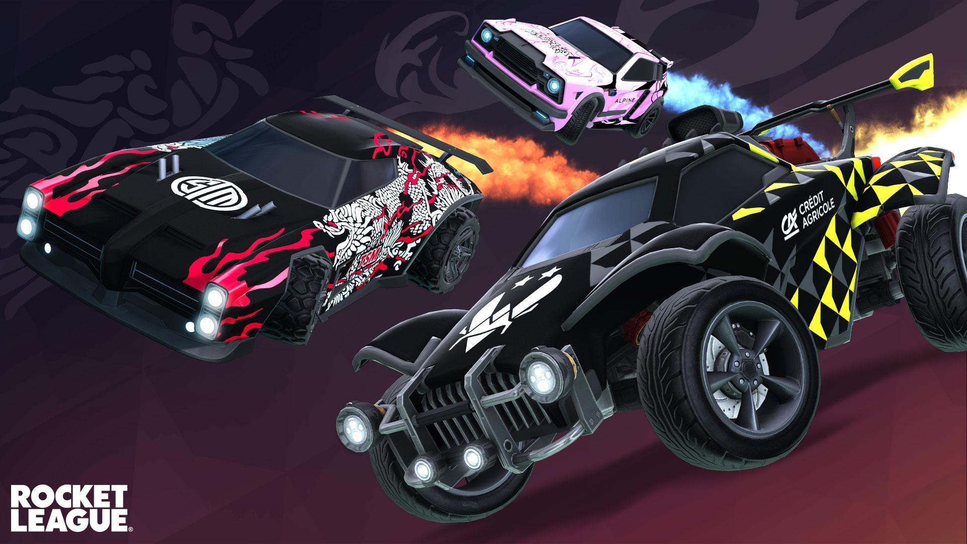 Se han añadido 10 nuevas skins de equipo RLCS para Rocket League