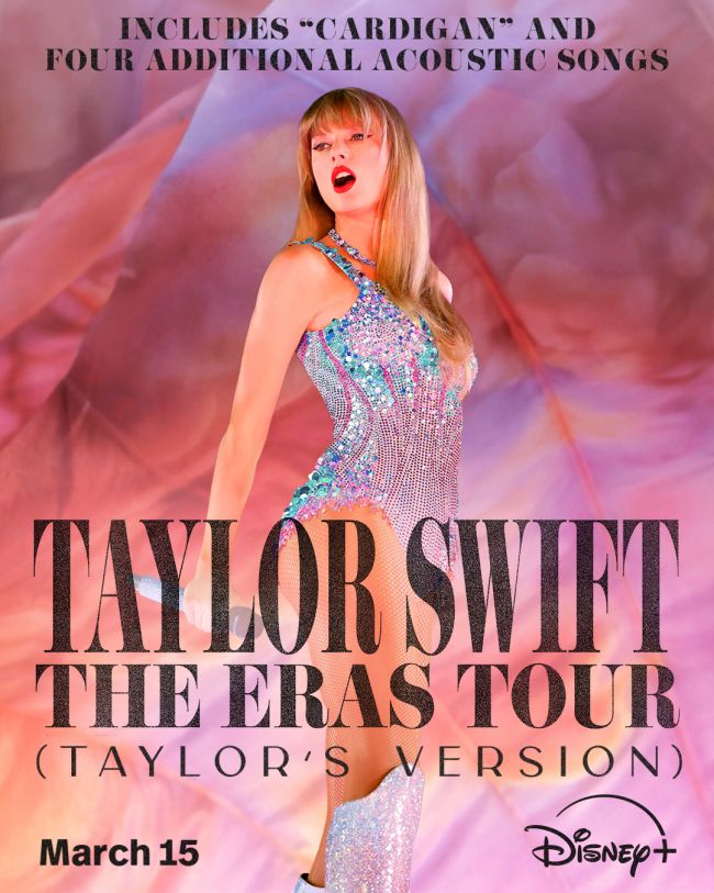 El espectáculo The Eras Tour de Taylor Swift llega a Disney+ el mes que ...