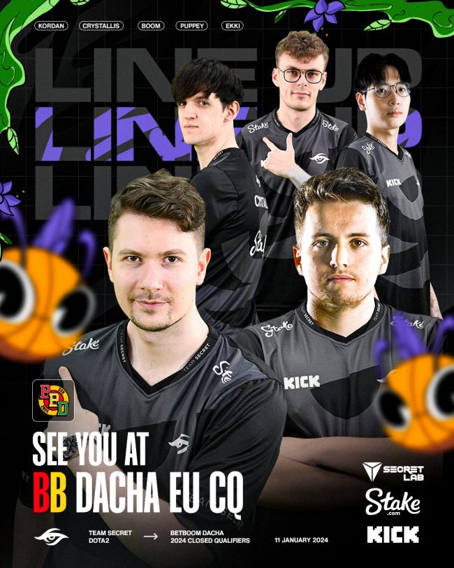Team Secret confirma la lista de 2024 Dota 2