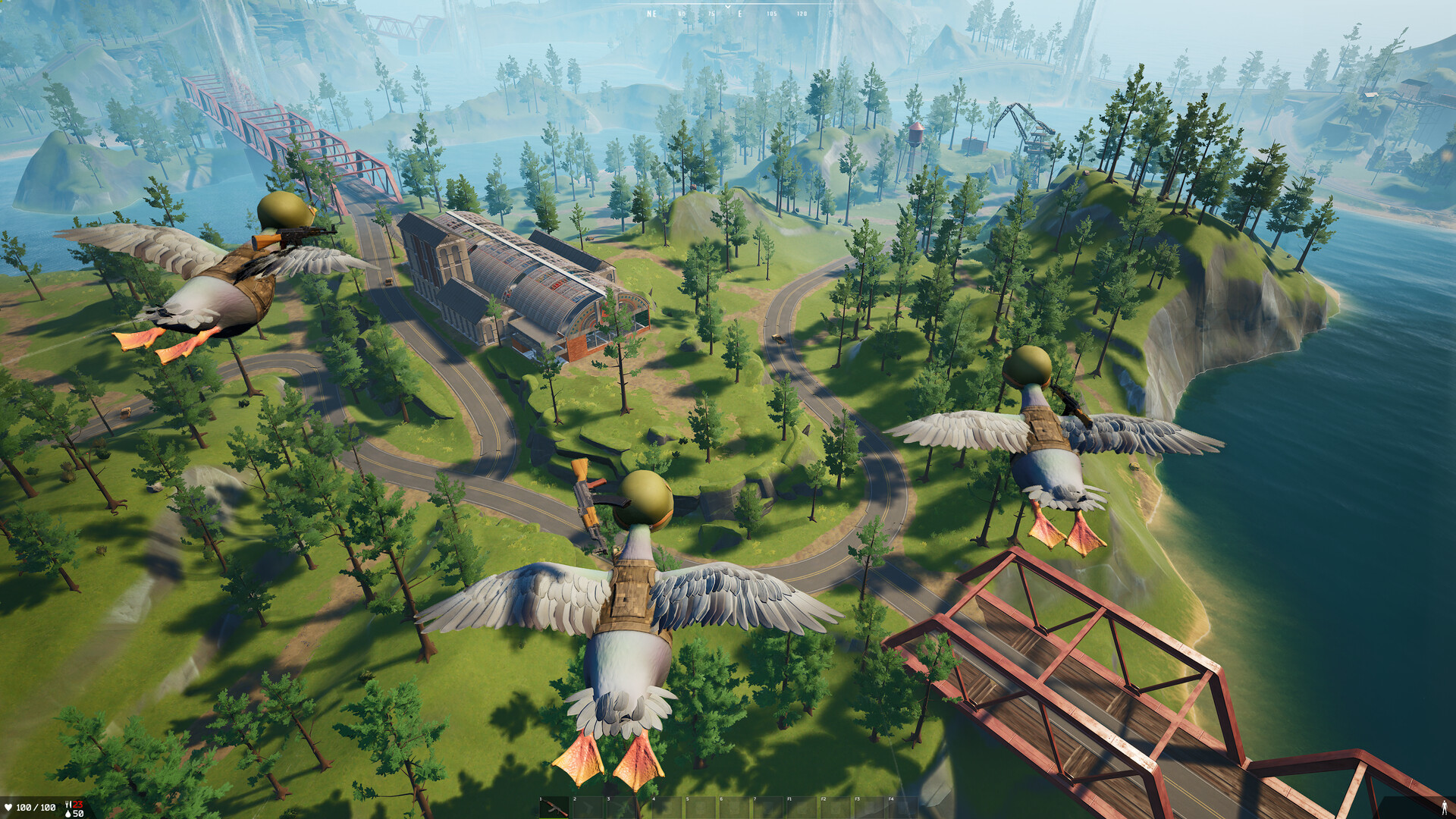 Duckside, "como Rust pero con patos" llegan por fin a Steam
