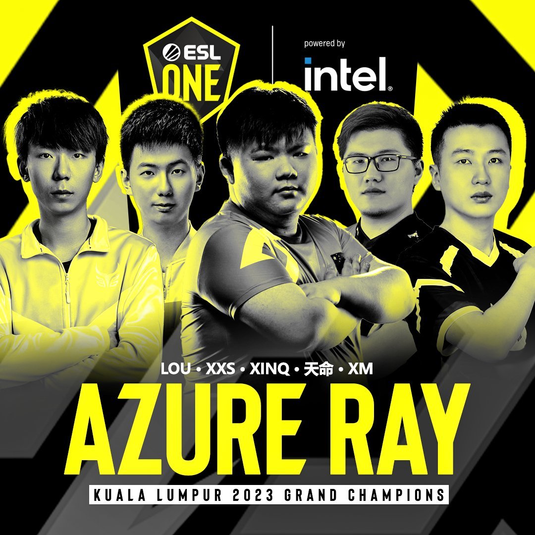 Azure Ray se proclama vencedor de la ESL One Kuala Lumpur