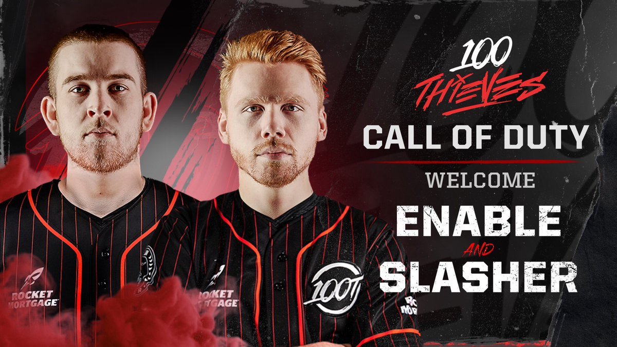 Slasher and Enable round off 100 Thieves' CoD team