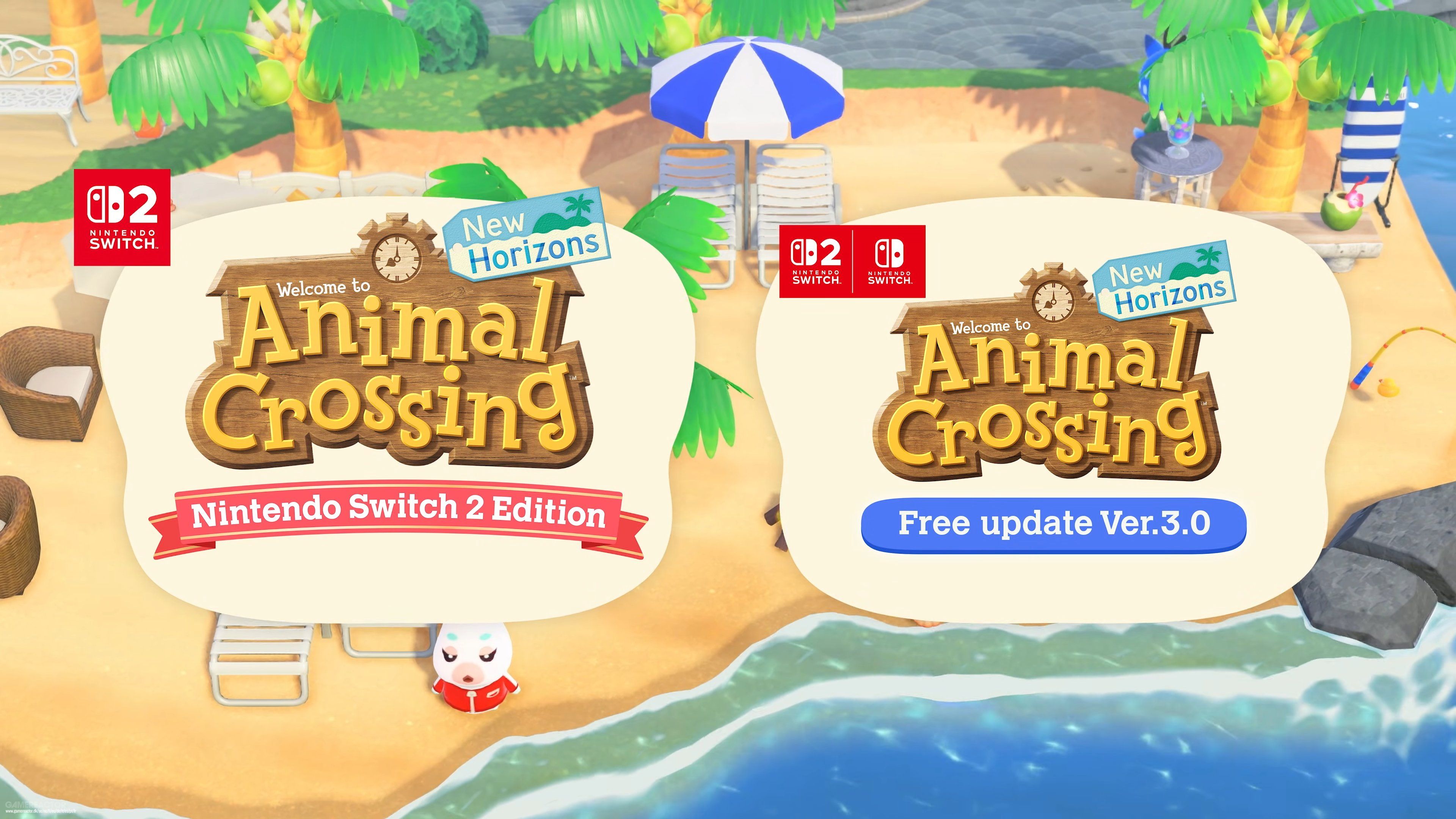 Animal Crossing: New Horizons 3.0 se adelanta un día