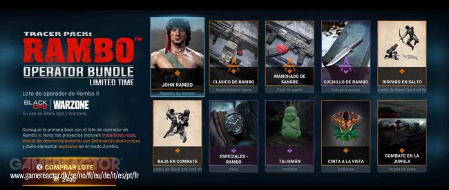 Así luce Rambo en Call of Duty: Black Ops Cold War