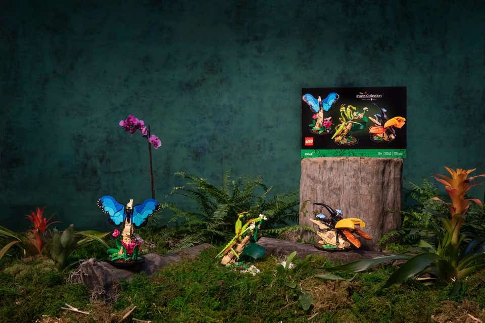 Lego presenta una colección de insectos creada por fans