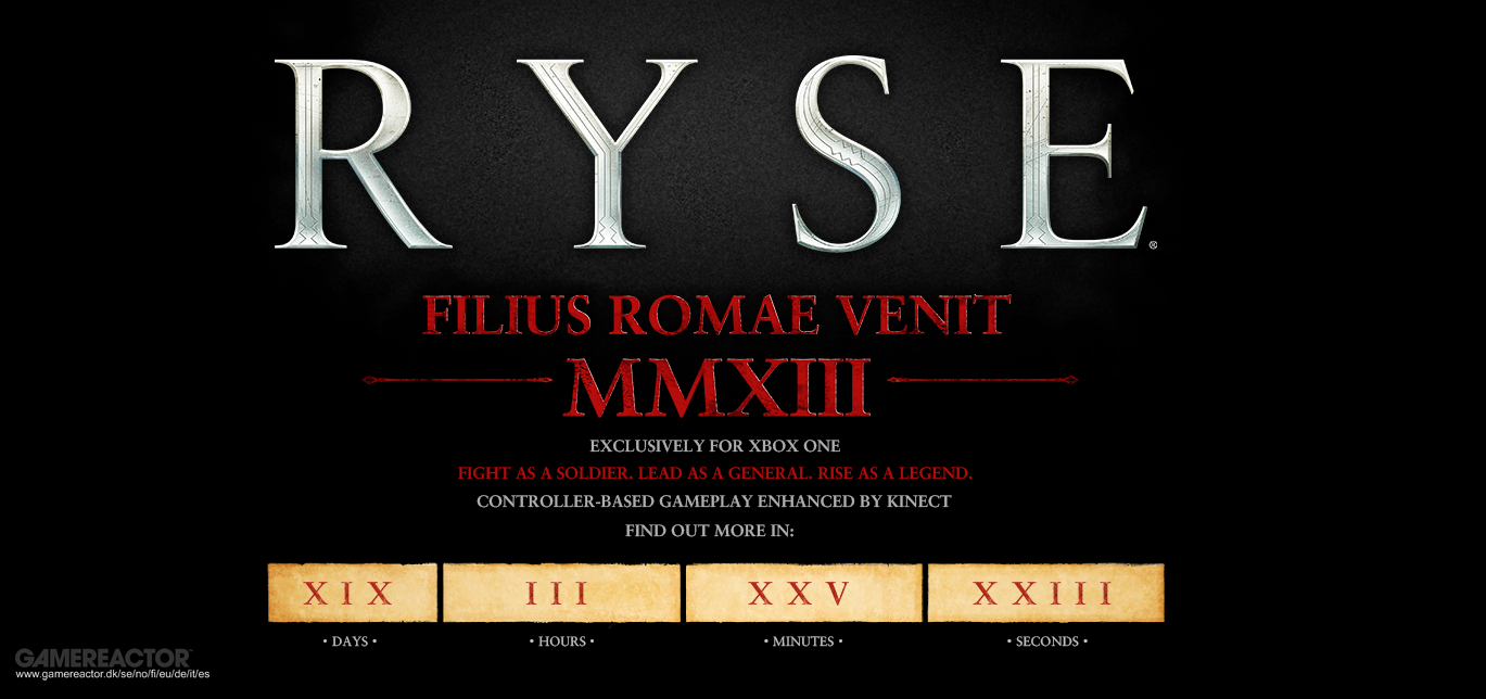 Ryse, de Crytek, es una de las 15 exclusivas Xbox One