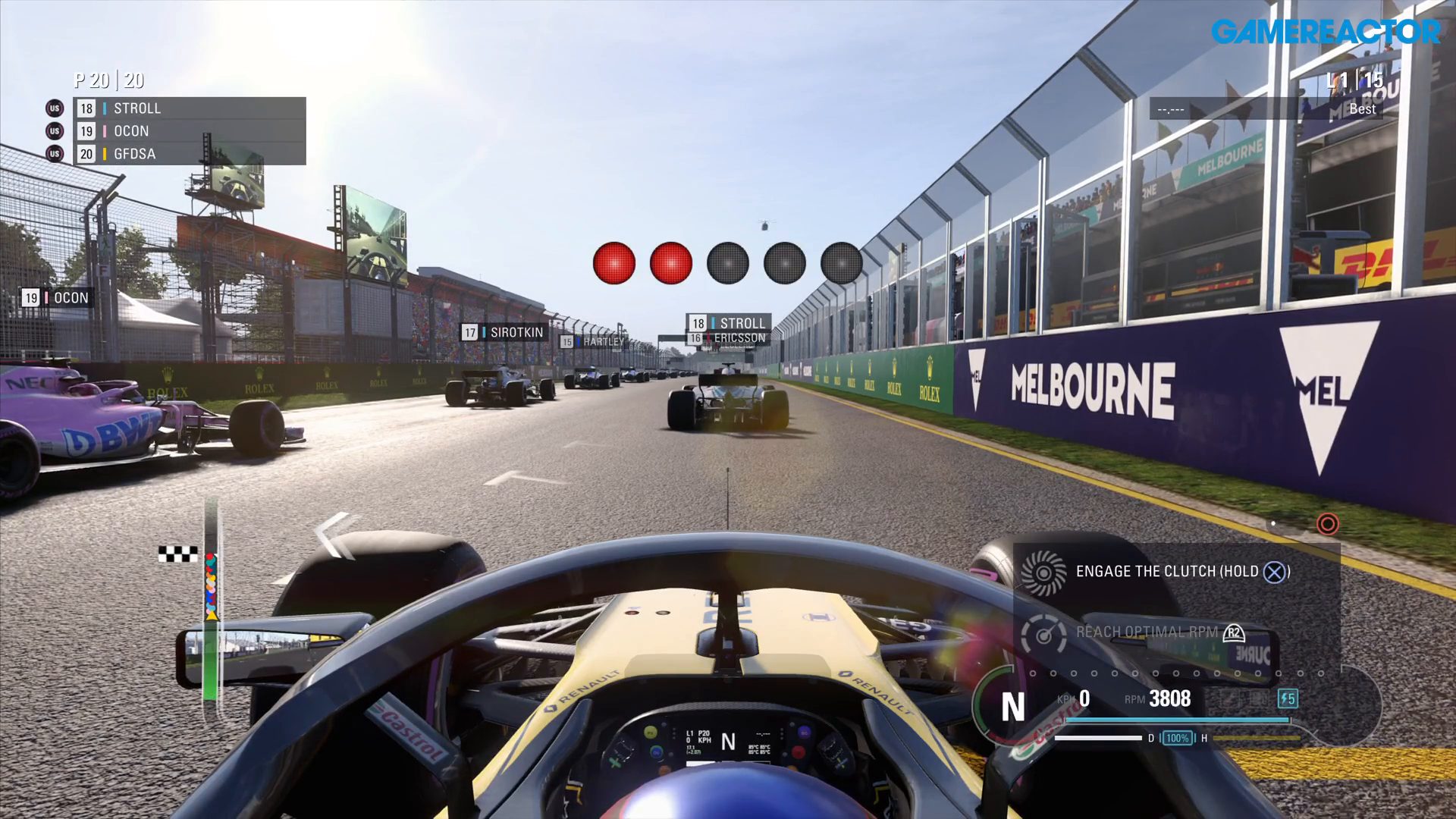 Doble gameplay exclusivo de F1 2018 con un poco de todo