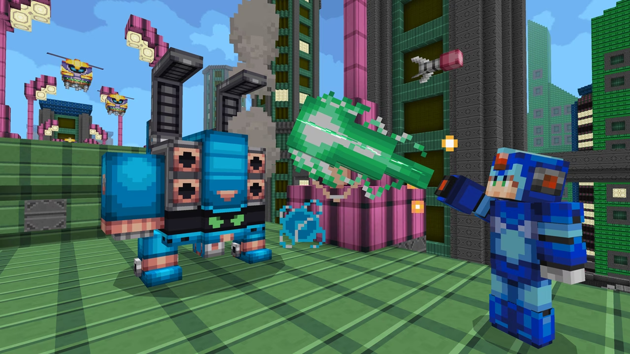Mega Man despeja la X de Minecraft con el nuevo DLC