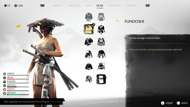 [GUÍA] Ghost of Yotei: Dónde encontrar todos los sets de armadura para Atsu