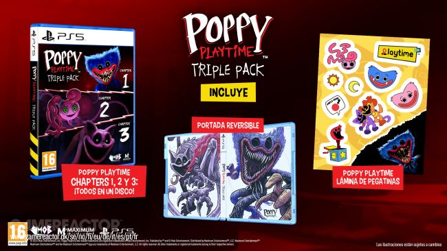 Poppy Playtime Triple Pack llega en formato físico para PS5 el próximo ...