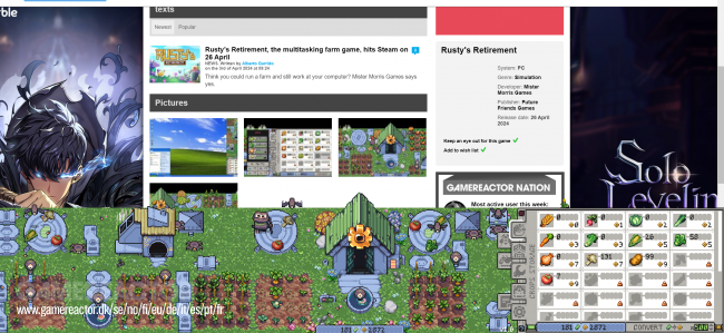 Análisis de Rusty's Retirement, el simulador de granja para jugar desde la oficina