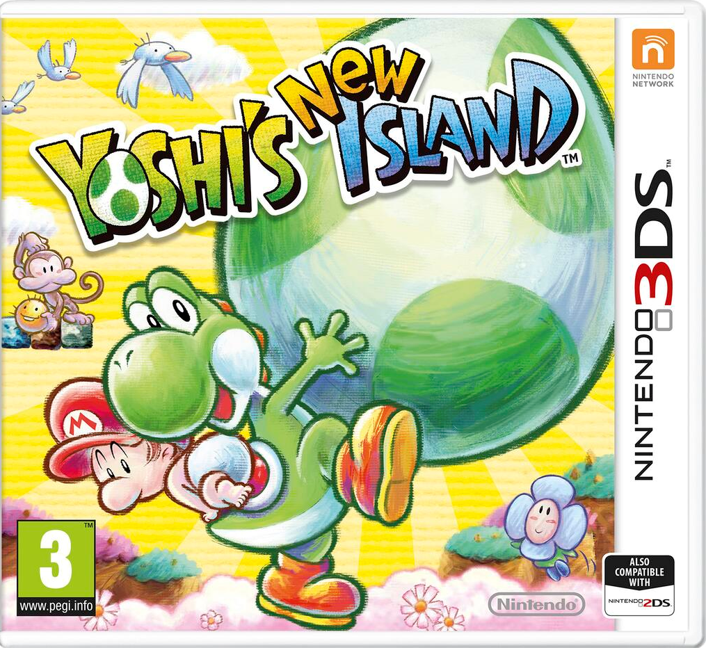 Yoshi saca la lengua y pone huevos en su nueva isla en marzo