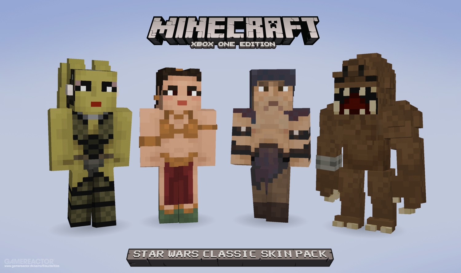 Personajes oficiales de Star Wars para descargar a Minecraft