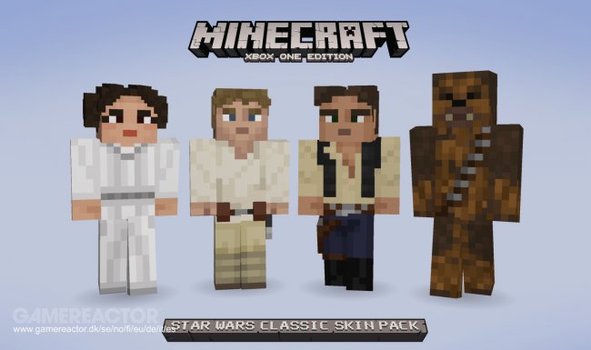 Personajes oficiales de Star Wars para descargar a Minecraft