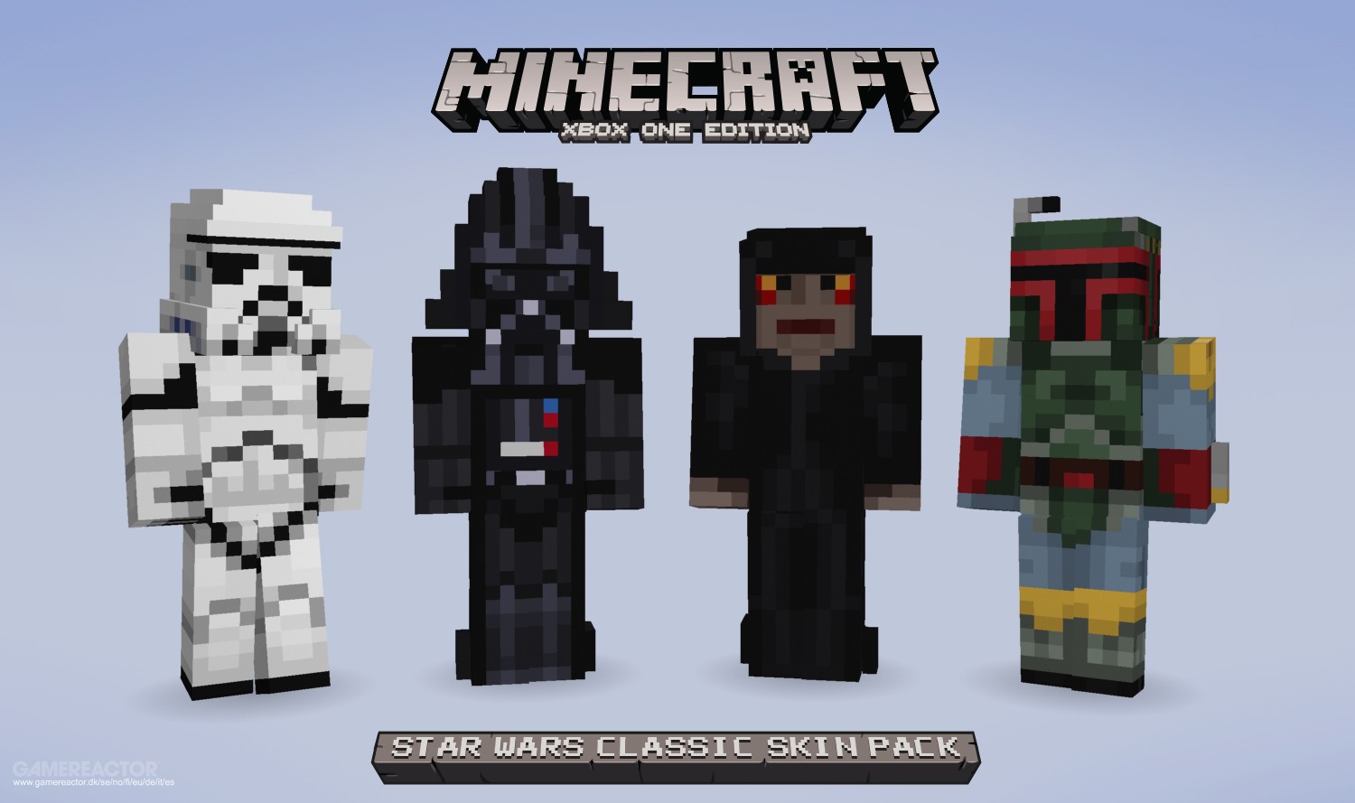 Personajes oficiales de Star Wars para descargar a Minecraft