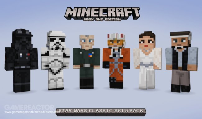 Personajes oficiales de Star Wars para descargar a Minecraft