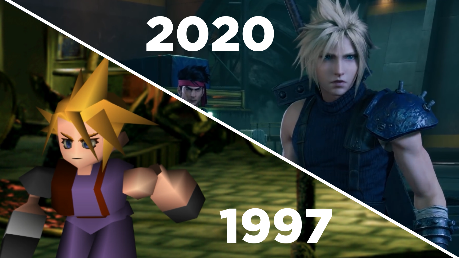 Final Fantasy 7 1997 vs 2020 cara a cara