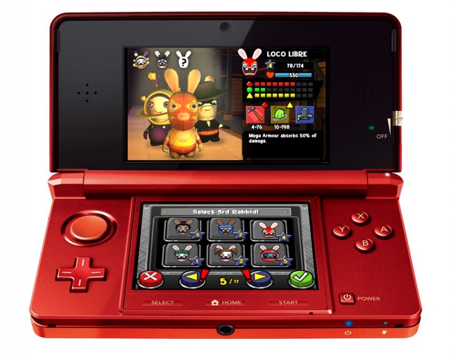 Rabbids 3DS, al estilo Pokémon