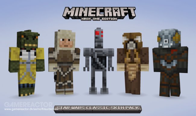 Personajes oficiales de Star Wars para descargar a Minecraft