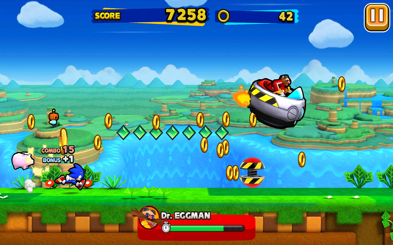 Sonic Runners al caer, 100 millones descargan Sonic Dash