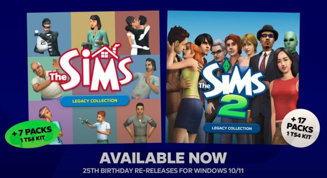 The Sims & The Sims 2 ya están disponibles en PC