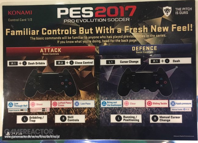 Aprende los nuevos controles de PES 2017