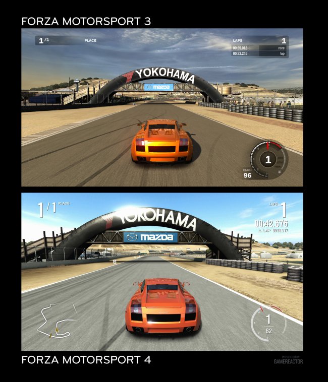 Comparativa: Forza 3 vs Forza 4