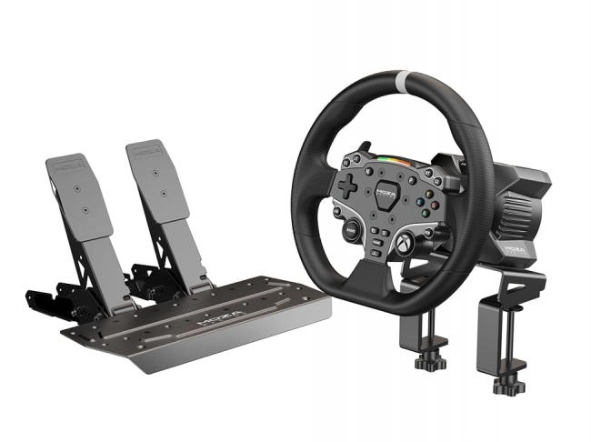 Análisis del bundle de volante y pedales Moza Racing R3