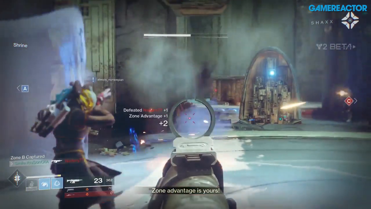 Momentos de gameplay de la beta de Destiny 2