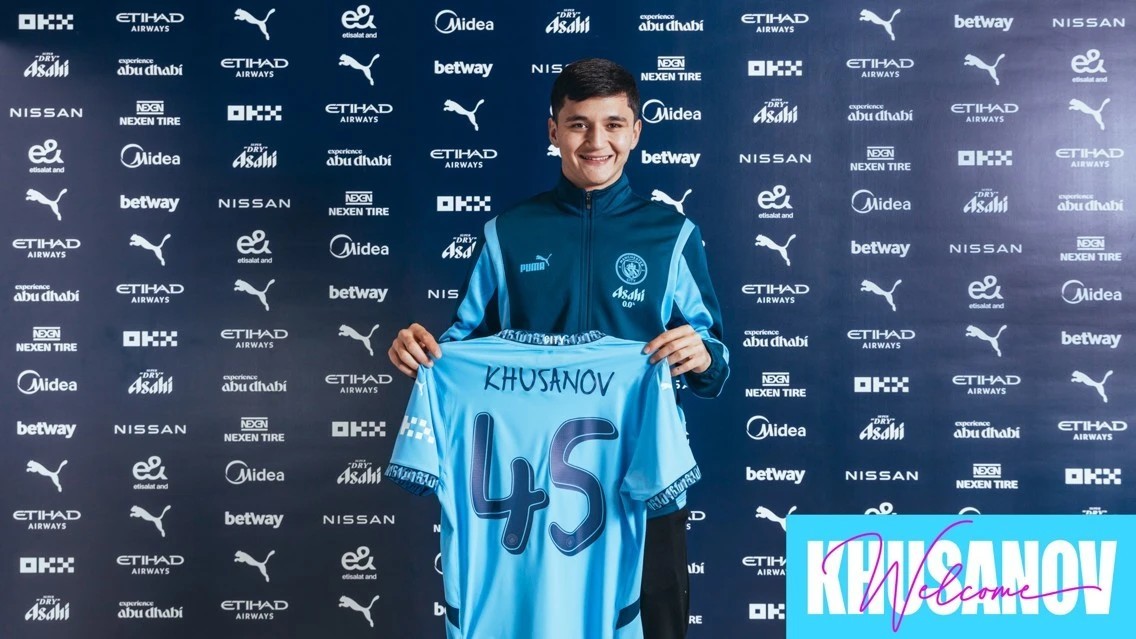Abdukodir Khusanov se convierte en el primer jugador uzbeko de la ...