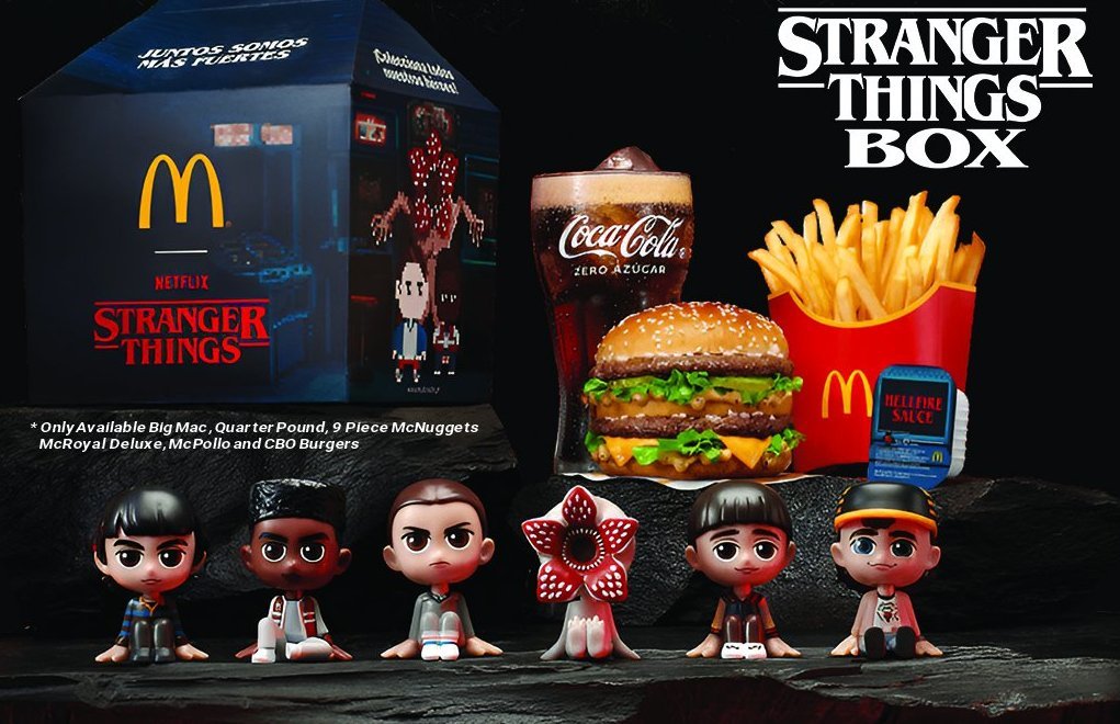 Stranger Things tendrá un Happy Meal de McDonald's con figuras ...
