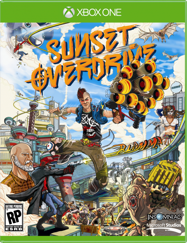 PlayStation usa la fuente de Sunset Overdrive en su publicidad