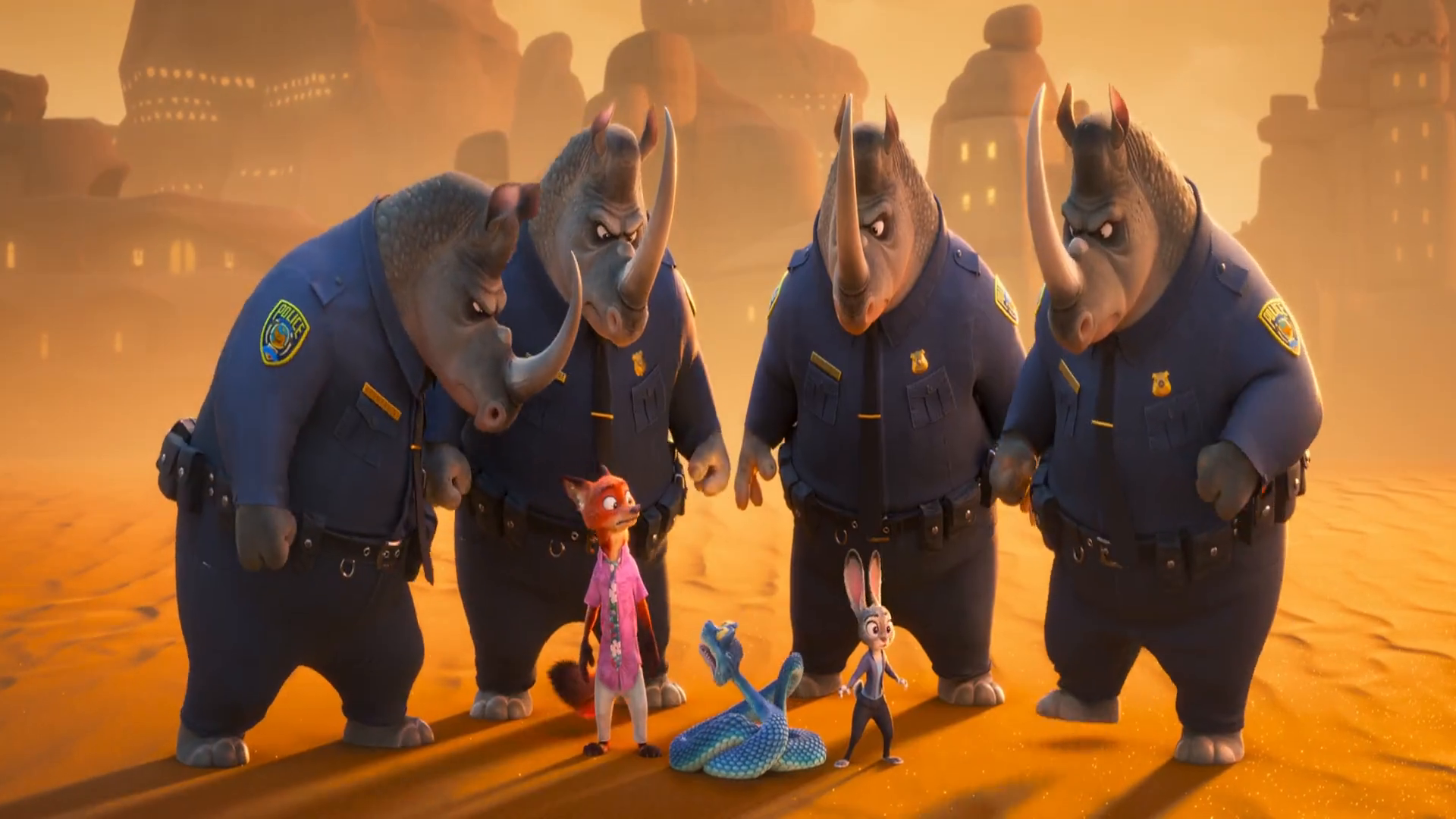 Judy y Nick van de incógnito en el primer tráiler de la Zootrópolis 2