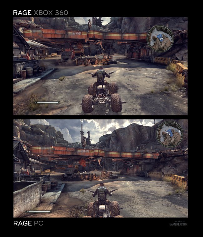 Rage PC contra Rage Xbox 360