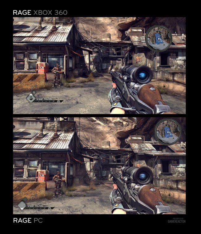 Rage PC contra Rage Xbox 360